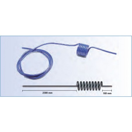 SPIRALE PA HIPHL JAUNE D9X12 - ref SPHL9X3J - lot de 1